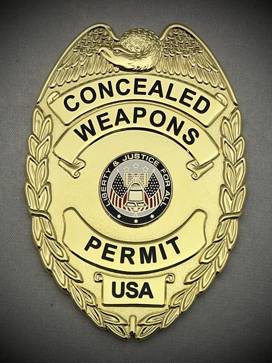 Concealed Weapons Permit Badge | Chaplain Badge