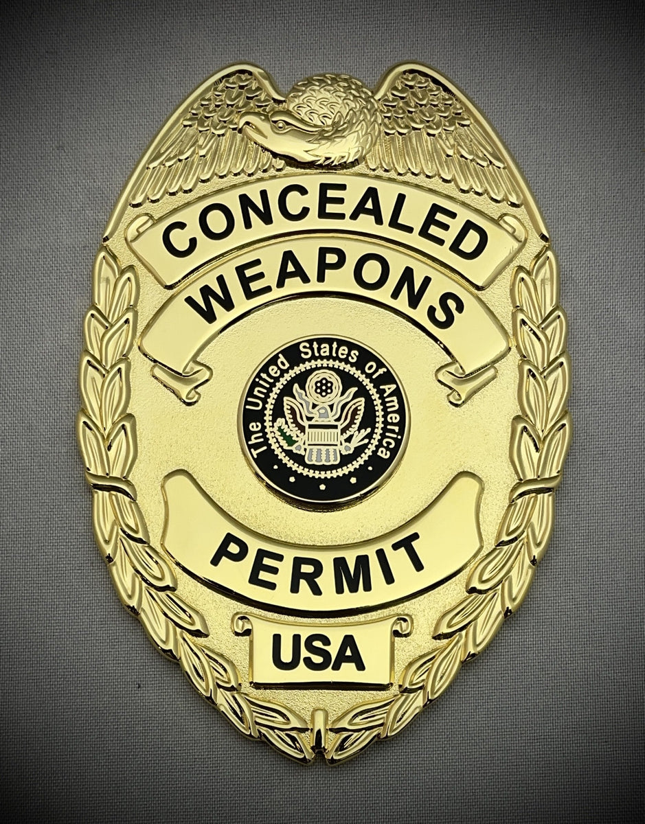 Concealed Weapons Permit Badge | Chaplain Badge