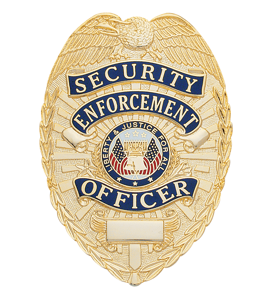 Security Enforcement Officer Badge - W59 | Chaplain Badge