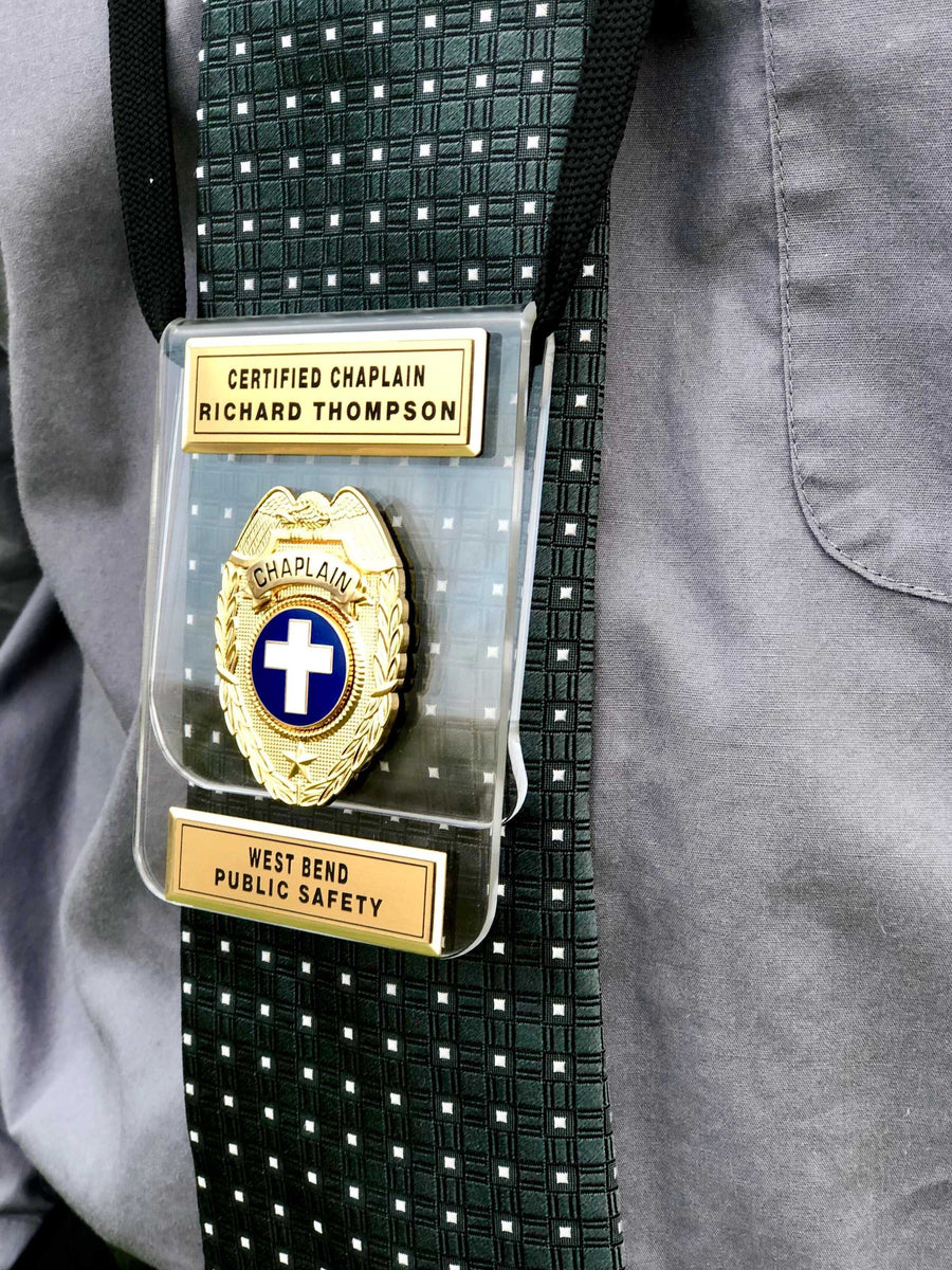 Chaplain Standard Shield (Acrylic Holder) | Chaplain Badge
